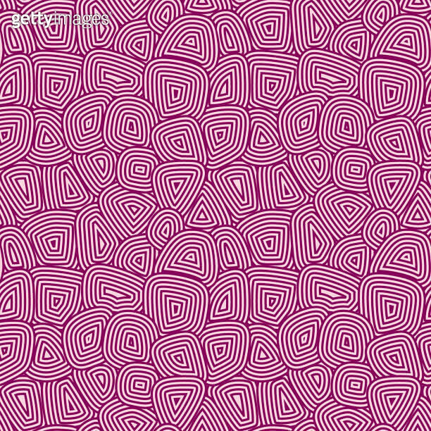 Vector seamless pattern. Irregular grid with rounded angles. Stylish ...