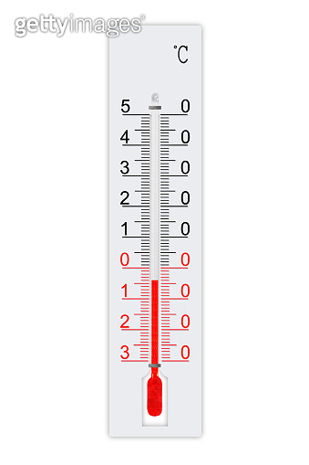 Celsius scale meteorology thermometer for measuring weather heat and ...