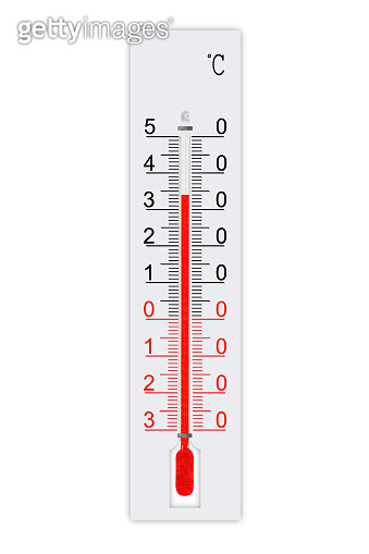 Celsius scale meteorology thermometer for measuring weather heat and ...