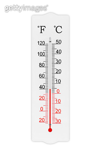 Fahrenheit and celsius scale meteorology thermometer for measuring air ...