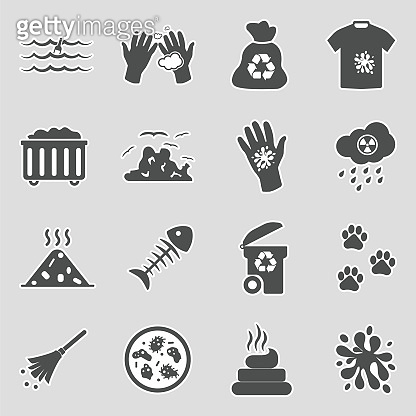 Dirty Icons. Sticker Design. Vector Illustration. 이미지 (1160411700) - 게티 ...