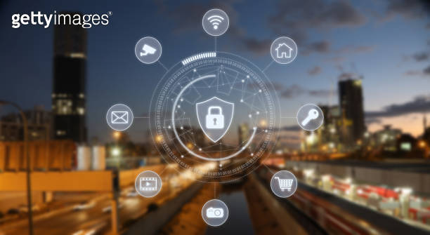 Computer network security cyber connection future technology ...