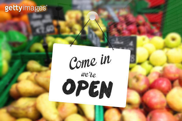 Shop store open sign door entrance 이미지 (1098400030) - 게티이미지뱅크