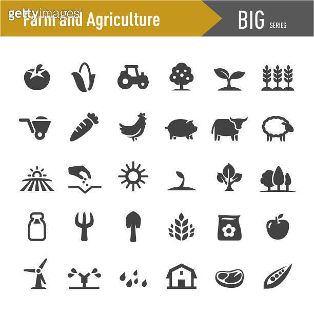 Farm and Agriculture Icons - Big Series 이미지 (1154369760) - 게티이미지뱅크