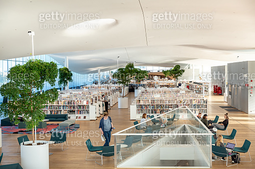 New Helsinki library Oodi, Finland. 이미지 (1171526999) - 게티이미지뱅크