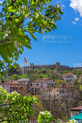 Walls of the castle Samuil above Ohrid 이미지 (1157559579) - 게티이미지뱅크