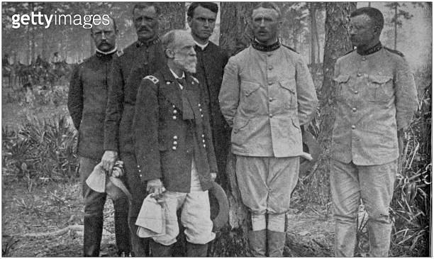 US Army black and white photos: Lieutenant Colonel Roosevelt (right ...