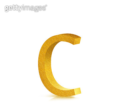 GOLDEN ALPHABETIC LETTERS A TO Z AND NUMBERS 1 TO 0 3D ILLUSTRATION ...