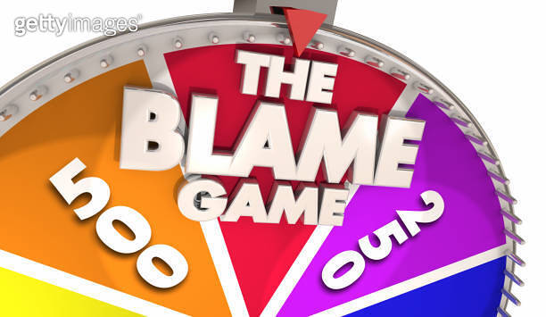 The Blame Game Deflect Responsibility Blaming Others 3d Illustration ...