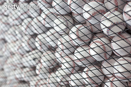 Stack of many baseballs. Baseball background 이미지 (1150700211) - 게티이미지뱅크