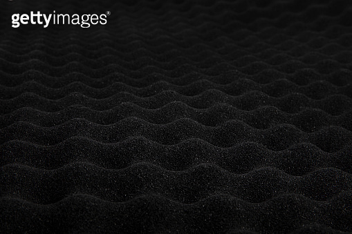 The pattern of the soundproof panel of polyurethane foam.Sound ...