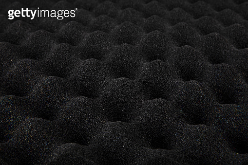 The pattern of the soundproof panel of polyurethane foam.Sound ...