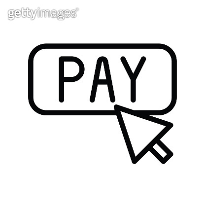 finance banking and money related pay tag vector in lineal or editable ...