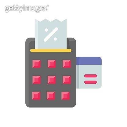 bill machine and card related to black friday vector in flat design 이미지 ...
