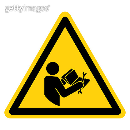 Warning Read Technical Manual Before Servicing Symbol Sign, Vector ...