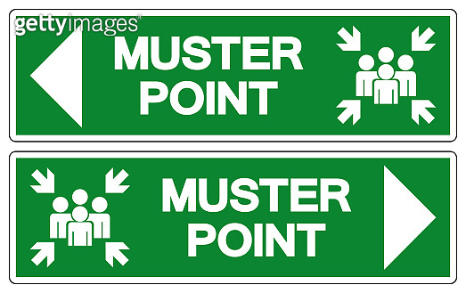 Muster Point Symbol Sign, Vector Illustration, Isolated On White ...