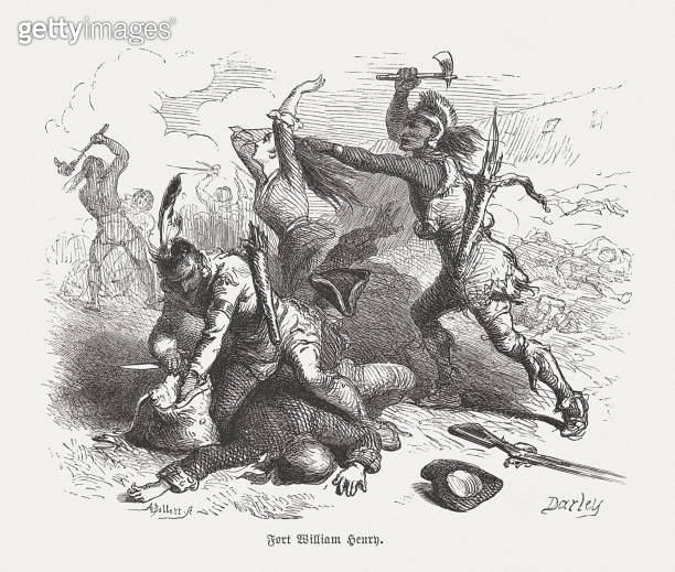 The Massacre of Fort William Henry by the Indians (1757) (1171155777 ...