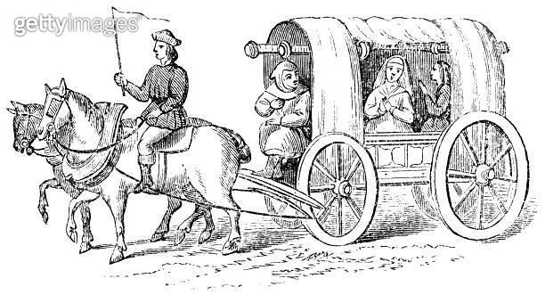 Medieval Carriage - 15th Century 이미지 (1147568646) - 게티이미지뱅크