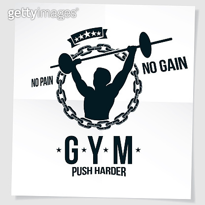 Power lifting competition poster created with vector illustration of ...