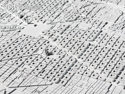 Architecture Model Urban map layout plan Capital city 이미지 (1133735624 ...