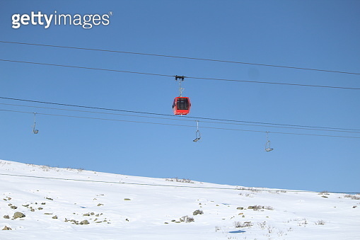 Gandola Cable car in Gulmarg, Jammu and Kashmir, India (1181212848 ...