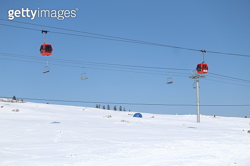Gandola Cable car in Gulmarg, Jammu and Kashmir, India (1181212826 ...