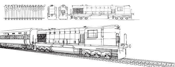 hand draw Illustration set of train, train drawing, train drawing ...