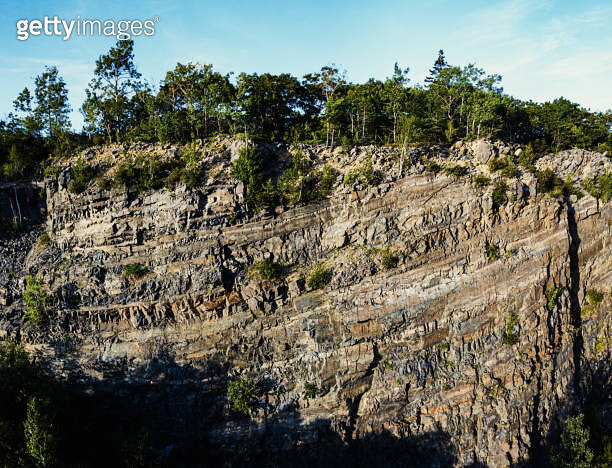 Gravel Quarry Rock Face 이미지 (1169004861) - 게티이미지뱅크