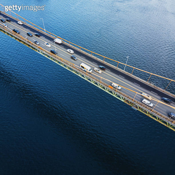 Aerial View of MacKay Bridge 이미지 (1169619080) - 게티이미지뱅크