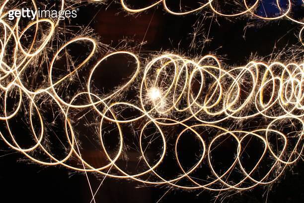 Image of lightstream effect photography technique, long exposure ...