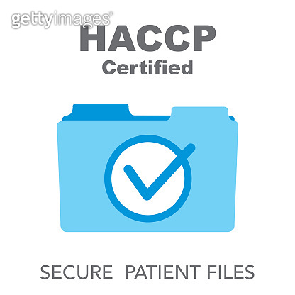 HACCP - Hazard Analysis Critical Control Points icon with award or ...