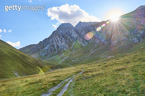 Hiking in the velley 'Weitental' 이미지 (1139288279) - 게티이미지뱅크