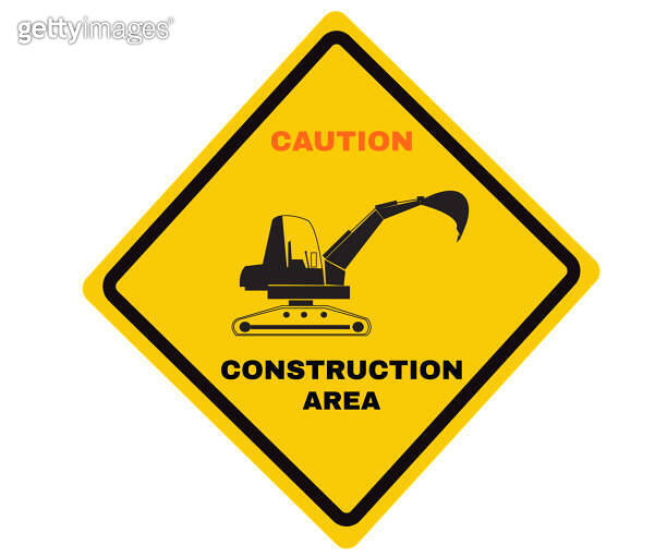 Accident Prevention signs, Caution board with message CAUTION ...