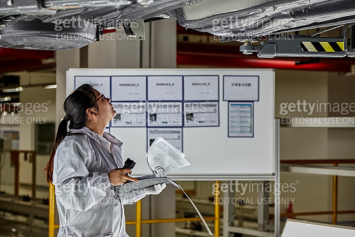 Shanghai Volkswagen's factory body grinding manufacturing inspection ...