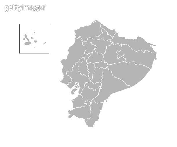 Vector isolated illustration of simplified administrative map of ...