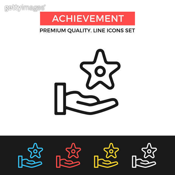 Vector achievement icon. Reward, award concepts. Premium quality ...