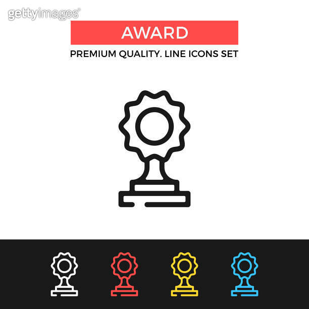 Vector award icon. Contest winning concepts. Premium quality graphic ...