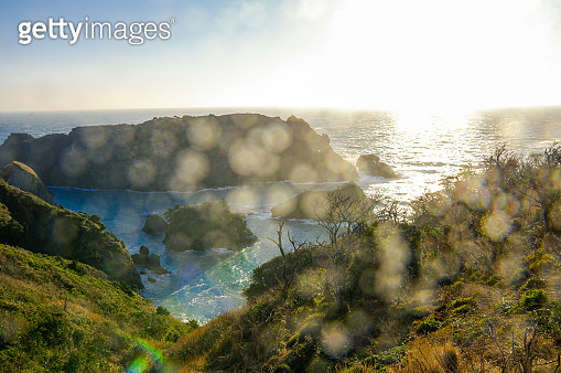 West Izu coast landscape in Japan 이미지 (1159123574) - 게티이미지뱅크