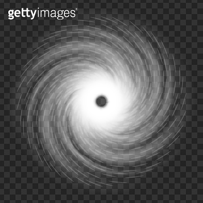Creative vector illustration of realistic hurricane cyclone wind ...