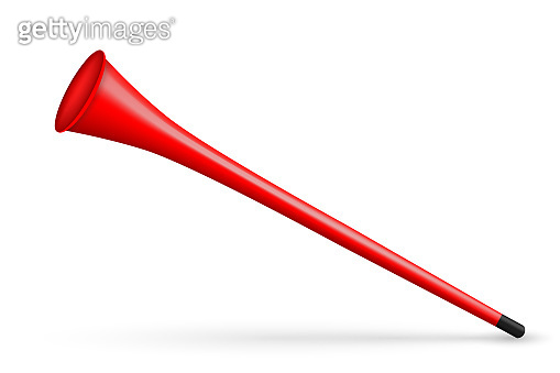 Creative vector illustration of vuvuzela trumpet, pipe, bugle for ...