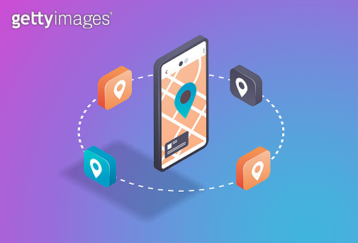 gps map navigation application geo tag location global positioning ...