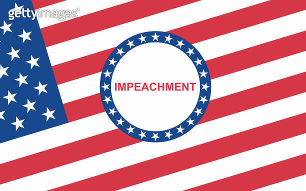 Impeachment election in american flag color and style. 이미지 (1178327696 ...