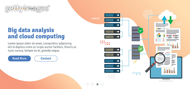 Big data analysis and cloud computing 이미지 (1130514978) - 게티이미지뱅크