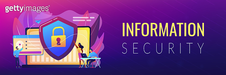 Cyber security concept banner header. 이미지 (1132810878) - 게티이미지뱅크