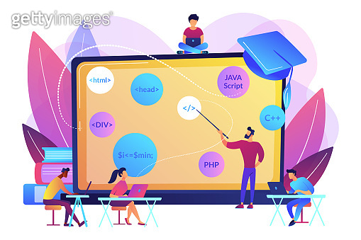Coding Workshop Concept Vector Illustration 이미지 1168012470 게티이미지뱅크