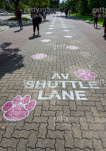 AV Shuttle Lane for an autonomous electric shuttle operated on a 1-mile ...