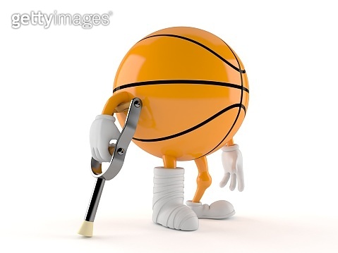 Basketball character with broken leg 이미지 (1167803110) - 게티이미지뱅크
