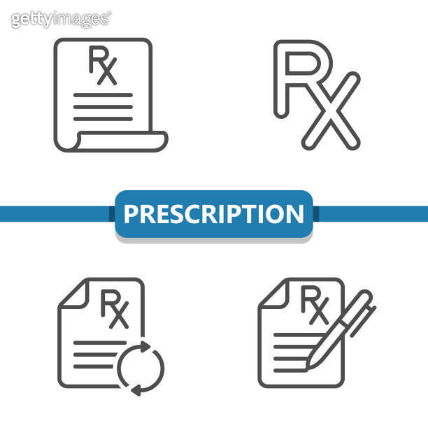 Prescription Icons 이미지 (1226914803) - 게티이미지뱅크