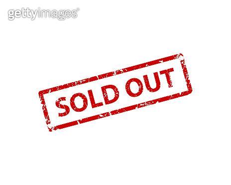 Sold out sign sticker. Stamp vector texture. (1210442039) 일러스트, 무료 일러스트 ...