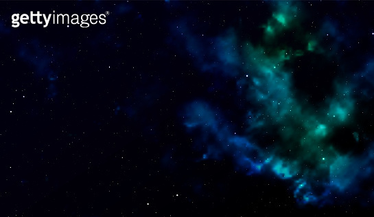 Space background Fantastic outer view with realistic bright stars and ...